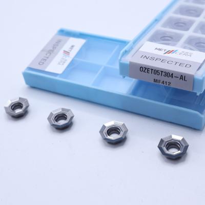 China MF412 Grade Octagon Shape Carbide Insert OZET05T304-AL for Turning of Aluminium Stainless Steel for sale
