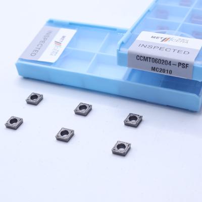 China CCMT060204 CNC Lathe Indexable Cermet Turning Insert for the Finishing of Steel and Other Metal for sale