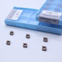 China CCMT060204 CNC Carbide Turning Inserts for Finishing Cutting Steel and Alloy, PVD Coated Insert, CCMT for Lathe Turning Tool for sale