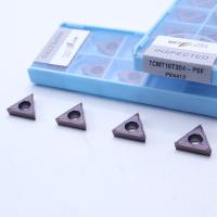 China CNC Blade TCMT16T304 Tungsten Carbide Inserts TCMT 32.51 For 1/2 Lathe Turning Tool, PVD Coated, Finish Chipbreaker, Red Purple Color for sale