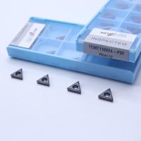 China TCMT110204 Tungsten Carbide Insert for Internal Turning PVD Coated PSF Finish Chipbreaker Grey Color Alloy Steel Workpiece for sale