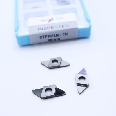 China Left Cutting CTP15FLN-TH Cemented Carbide Insert for Alloy Steel Workpiece for sale