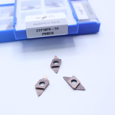 China CTP10FR-TH CNC Carbide Insert For Parting Off CTP PVD Coated Indexable Inserts Right Cutting Workpiece Stainless Steel for sale