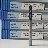 China Solid Carbide MAE PLUS 3 Flutes End Mill 4mm Φ4x12x4Dx50mm for Non-ferrous Metal Machining for sale