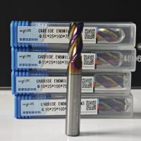China MAE PLUS High Performance CNC End Mill 3 Flutes EndMill For Machining Non-ferrous Metals , Aluminium And Copper Processing Mill 10mm, Φ10x25x10Dx75mm for sale
