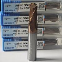 China Solid Carbide Ball Nose End Mill 2 Flutes for sale