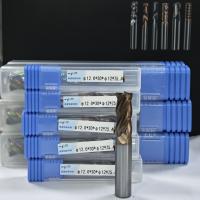 China MPE4 Solid Carbide Milling Cutter 4 Flute Flat End Mill CNC Mill Cutter AlCr Coating 12mm Workpiece φ12.0 x 30 x φ12 x 75mm for sale