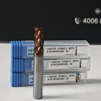 China Solid Carbide Dry Wet Machining 8mm Universal 4 Flutes Flat End Mill Φ8x20x8Dx60mm for Cutting Carbon Steel and Low-Carbon Alloy Steel for sale