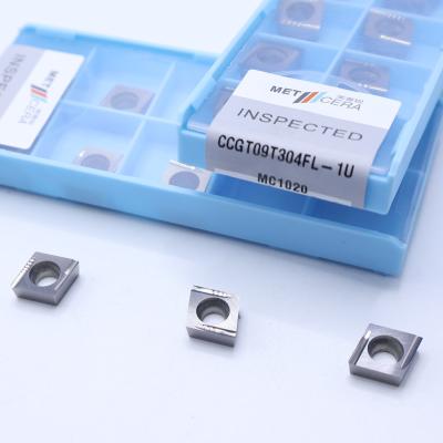 China CCGT09T304FL-1U Internal Turning Insert for Low Alloy Steel Workpiece Cutting for sale