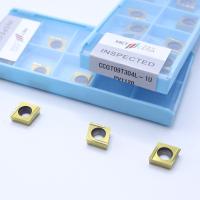 China Golden HV3500 CCGT09 PVD Coated Cermet Insert Boring Insert for Low Feed Positive Insert Cutting Carbon Steel Low Alloy Steel for sale