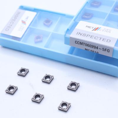 China CNC Turning Inserts High Resistance CCMT06-5FG CCMT09-5FG External And Internal Turning Inserts for sale