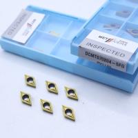 China DCMT07 DCMT11 Cermet Inserts In 5FG Chip Breaker For External And Internal Turning Of Steel for sale