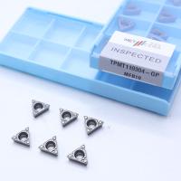 China External And Internal Turning TPMT110304 Carbide CNC Turning Inserts With Uncoated Coating for sale