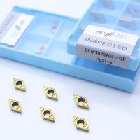 China DCMT07 DCMT11 Cermet CNC Turning Inserts , Cermet Turning Inserts For CNC Machine for sale