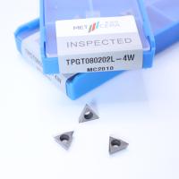 China TPGT06 TPGT08 TPGT09 TPGT10 TPGT11 Cermet CNC Turning Inserts with Uncoated Coating 4W Chip Breaker for sale