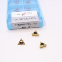 China TPGT06 TPGT08 TPGT09 TPGT10 TPGT11 Cermet CNC Turning Inserts with Uncoated Coating 4W Chip Breaker for sale