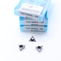 China TPGT06 TPGT08 TPGT09 TPGT10 TPGT11 Cermet CNC Turning Inserts with Uncoated Coating 4W Chip Breaker for sale