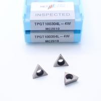 China TPGT06 TPGT08 TPGT09 TPGT10 TPGT11 Cermet CNC Turning Inserts with Uncoated Coating 4W Chip Breaker for sale
