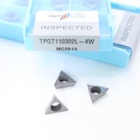 China TPGT06 TPGT08 TPGT09 TPGT10 TPGT11 Cermet CNC Turning Inserts with Uncoated Coating 4W Chip Breaker for sale