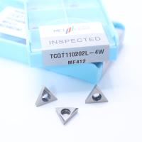 China TCGT11 Carbide Turning Inserts In 4W Chip Breaker For External And Internal Turning for sale