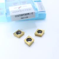 China Carbon Steel Workpiece CCGT06 CCG09 Cermet Turning Inserts With Finish And C Finish Chip Breaker For CNC Machining for sale