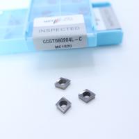 China Carbon Steel Workpiece CCGT06 CCG09 Cermet Turning Inserts With Finish And C Finish Chip Breaker For CNC Machining for sale