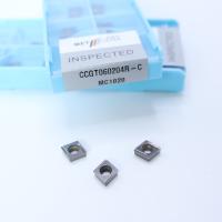China Carbon Steel Workpiece CCGT06 CCG09 Cermet Turning Inserts With Finish And C Finish Chip Breaker For CNC Machining for sale