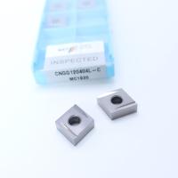 China Carbon Steel Workpiece CNGG12 Cermet Turning Inserts with Uncoated Coating and C Finish Chip Breaker for sale
