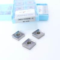 China Carbon Steel Workpiece CNGG12 Cermet Turning Inserts with Uncoated Coating and C Finish Chip Breaker for sale