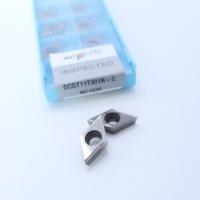 China Cermet CNC Turning Inserts DCGT07 DCGT11 C Finish Chip Breaker Metal Material High Wear Resistance Advantage for sale