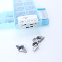 China Cermet CNC Turning Inserts DCGT07 DCGT11 C Finish Chip Breaker Metal Material High Wear Resistance Advantage for sale