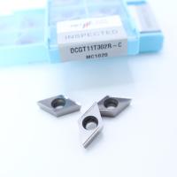 China Cermet CNC Turning Inserts DCGT07 DCGT11 C Finish Chip Breaker Metal Material High Wear Resistance Advantage for sale