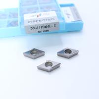 China Cermet CNC Turning Inserts DCGT07 DCGT11 C Finish Chip Breaker Metal Material High Wear Resistance Advantage for sale