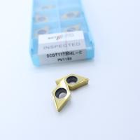 China Cermet CNC Turning Inserts DCGT07 DCGT11 C Finish Chip Breaker Metal Material High Wear Resistance Advantage for sale