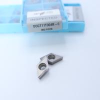 China Cermet CNC Turning Inserts DCGT07 DCGT11 C Finish Chip Breaker Metal Material High Wear Resistance Advantage for sale