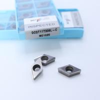 China Cermet CNC Turning Inserts DCGT07 DCGT11 C Finish Chip Breaker Metal Material High Wear Resistance Advantage for sale