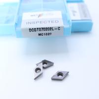 China Cermet CNC Turning Inserts DCGT07 DCGT11 C Finish Chip Breaker Metal Material High Wear Resistance Advantage for sale