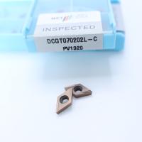 China Cermet CNC Turning Inserts DCGT07 DCGT11 C Finish Chip Breaker Metal Material High Wear Resistance Advantage for sale