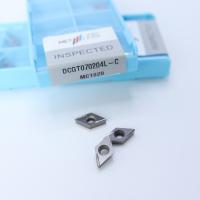 China Cermet CNC Turning Inserts DCGT07 DCGT11 C Finish Chip Breaker Metal Material High Wear Resistance Advantage for sale