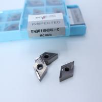 China DNGG1104  DNGG11 Cermet CNC Cermet Turning Inserts , Finish Inserts With C Finish Chip Breaker for sale