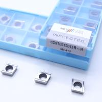 China CCGT06 CCGT09 Carbide Turning Inserts , Carbide CNC Turning Inserts In H Chip Breaker for sale