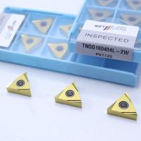 China TNGG1604 Negative Turning Inserts with 2W Finish Chipbreakers and MC1020/PV1120 Grade for sale