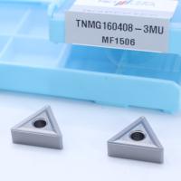 China Carbide Turning Insert TNMG1604 with 3MU Semi-finish Chipbreaker Uncoated CNC Insert for sale