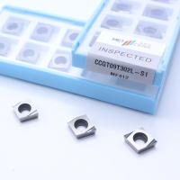 China CCGT04 CCGT06 CCGT09 Carbide Turning Inserts , Carbide CNC Turning Inserts In S1 Sharp Chip Breaker for sale