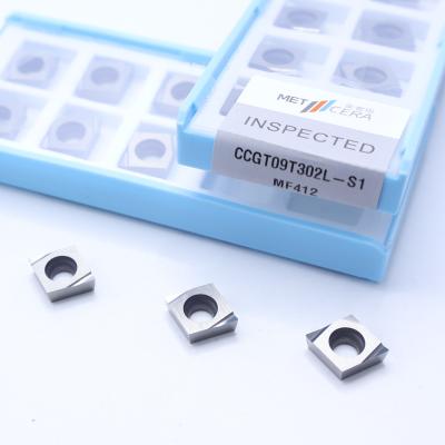 China CCGT04 CCGT06 CCGT09 Carbide Turning Inserts , Carbide CNC Turning Inserts In S1 Sharp Chip Breaker for sale