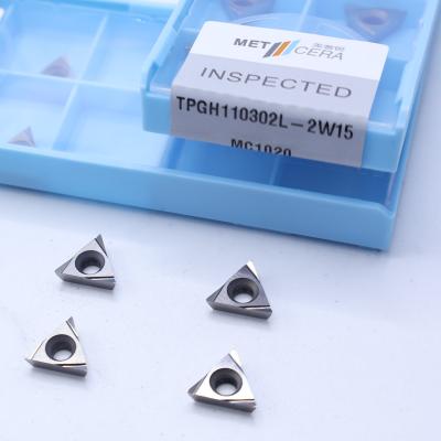 China TiCN Cermet CNC Turning Inserts TPGH1103 with 2W15 Sharp Finish Chip Breaker Metal Material High Wear Resistance Advantage for sale