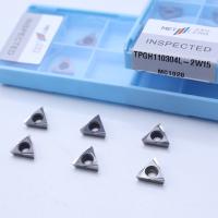 China TiCN Cermet CNC Turning Inserts TPGH1103 with 2W15 Sharp Finish Chip Breaker Metal Material High Wear Resistance Advantage for sale