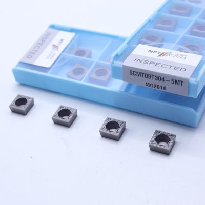 China SCMT09 Positive CNC Turning Inserts with 5MT Semi-Finish Chipbreakers, Cermet Turning Insert for sale