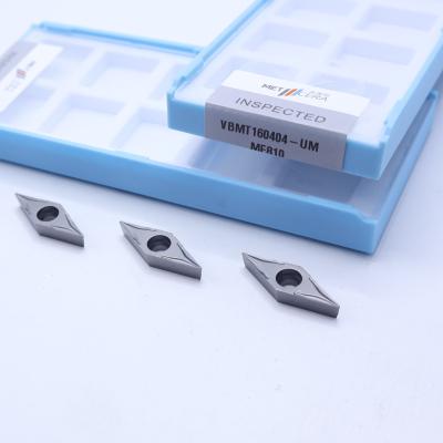 China Carbide Turning Insert VBMT16 VBMT1604 Positive CNC Insert With UM Semi-finish Chipbreaker for sale