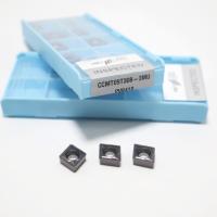 China CCMT0602 CCMT09T3 CCMT1204 Carbide Turning Inserts for Steel, Stainless Steel, PVD Coated Insert in 3MU chipbreaker for sale